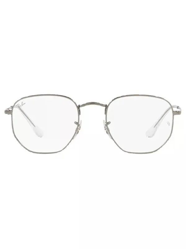 Ray-ban Hexagonal Frame Eyeglasses - Silver