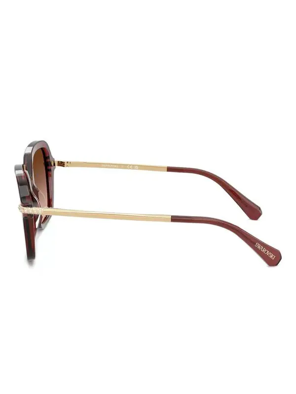 SWAROVSKI Crystal-embellished Square Sunglasses