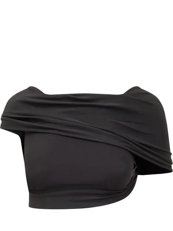 Casablanca Elegant Mini Draped Top For Fall