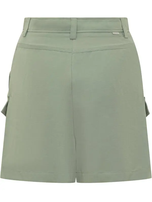 Woolrich Linen Shorts For Summer 2025 - Sage
