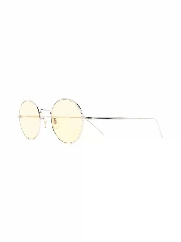 Oliver Spencer G. Ponti-3 Round-frame Sunglasses - Silver