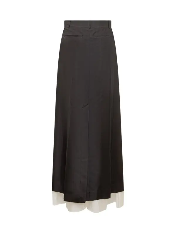 PETER DO Maxi Tailored Skirt - Black