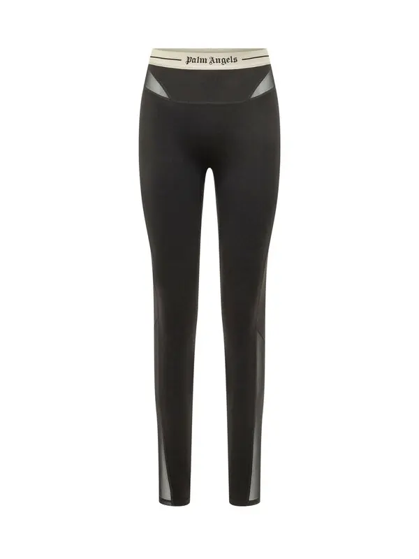 Palm Angels Logo Active Leggings