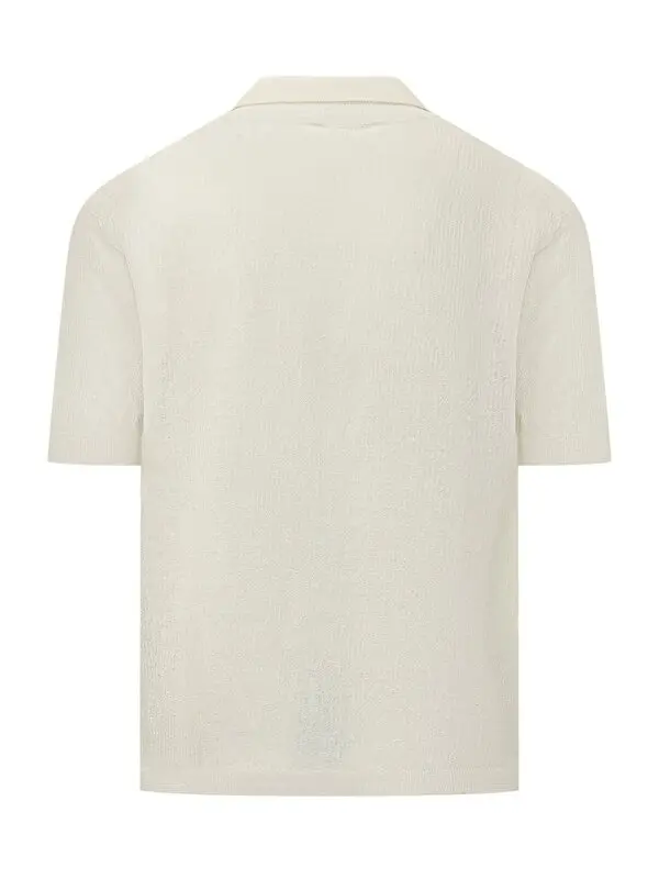 ATOMO FACTORY Mini Sleeves Cut Button-up Shirt