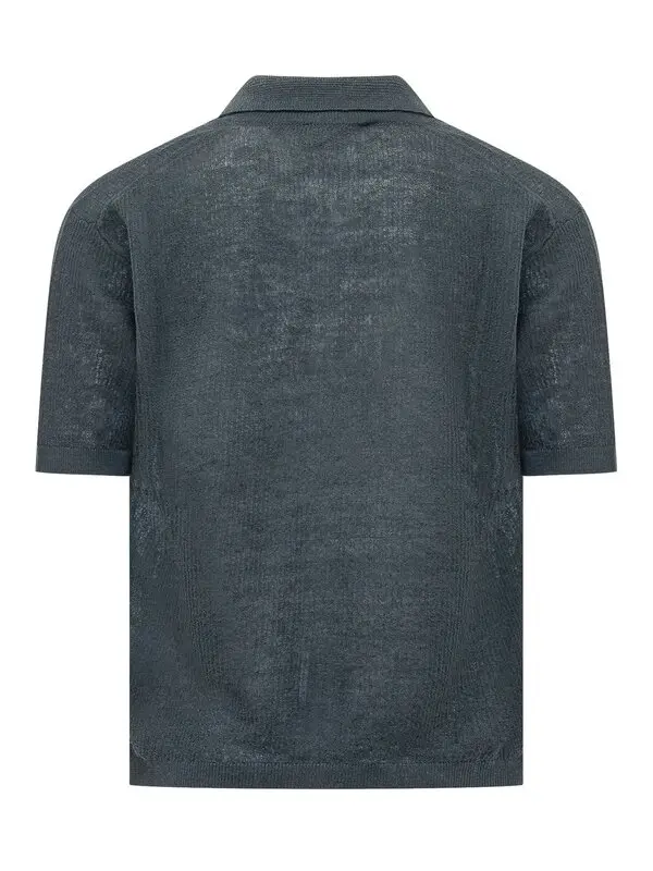 ATOMO FACTORY Innovative Sleeves Cut Shirt With Button Details