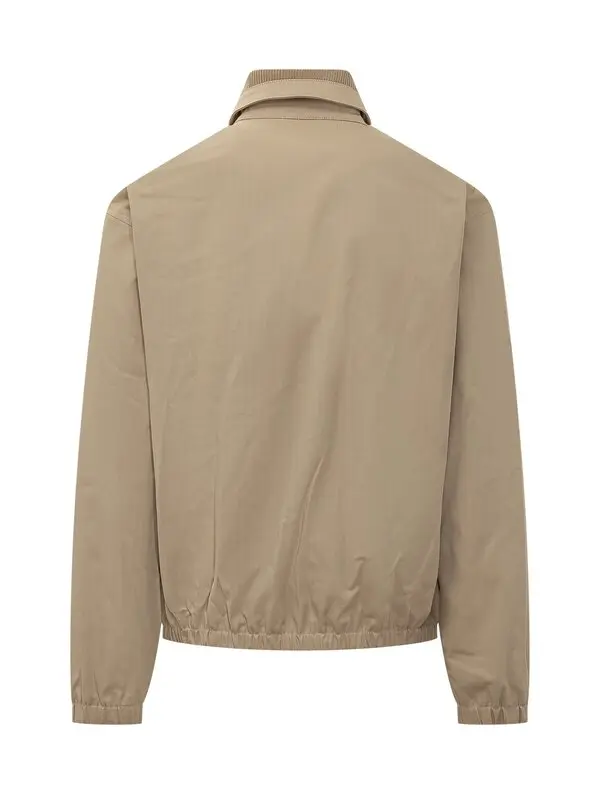 Drole De Monsieur Embroidered Logo Jacket With Zip
