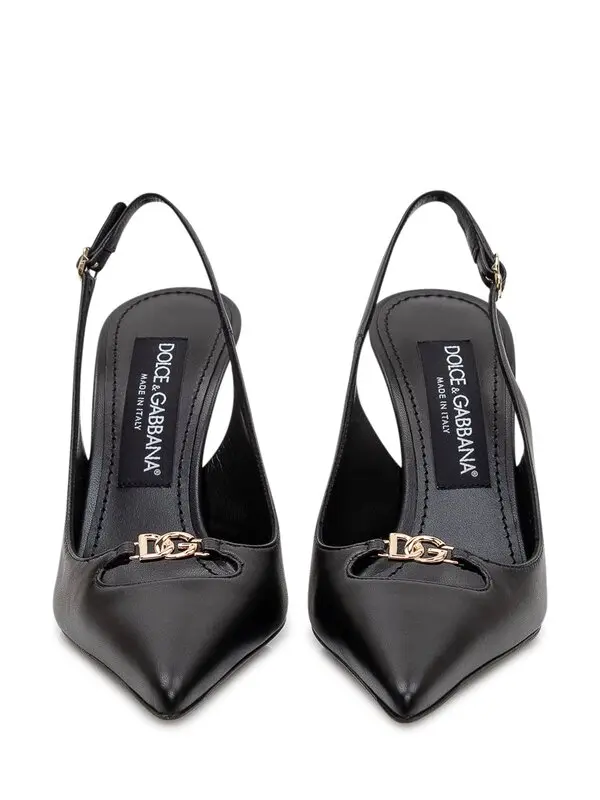 Dolce & Gabbana Elegant Slingback Heels With Tapered Toe