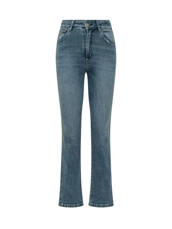 LOIS Flared Jeans Trendy & Comfortable - Cobalt Stone