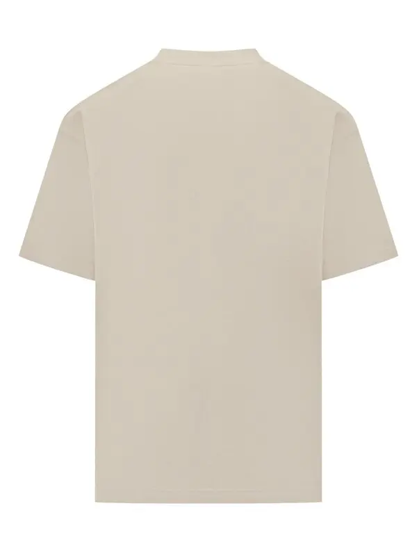 Drole De Monsieur Logo T-shirt For Spring/summer 2025 - Mastic