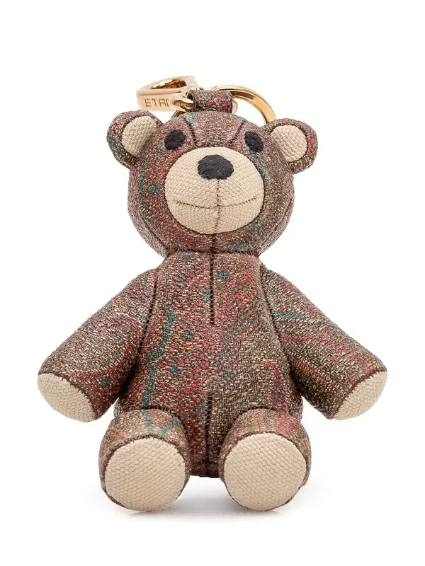 Etro Charm Keychain - Marrone