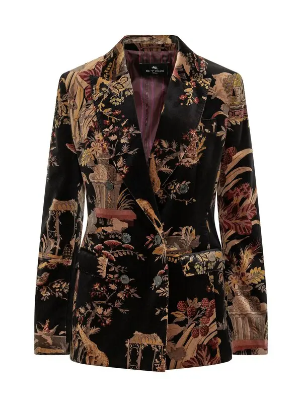 Etro Tailored Blazer Jacket - Nero
