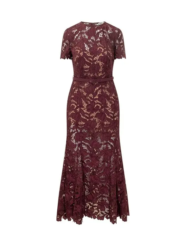 SELF-PORTRAIT Chic Midi Dress For Fall