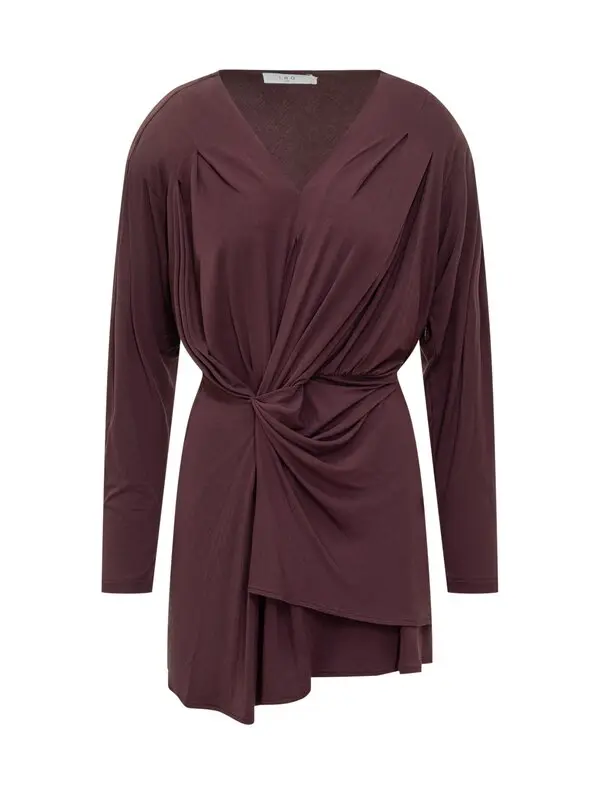 IRO PARIS Mini Suit Dress - Fig