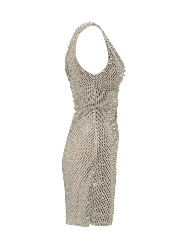 SELF-PORTRAIT Glamorous Rhinestone Mini Dress