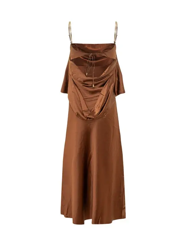 Rebecca Vallance Phoenix Rose Midi Dress - Bronze
