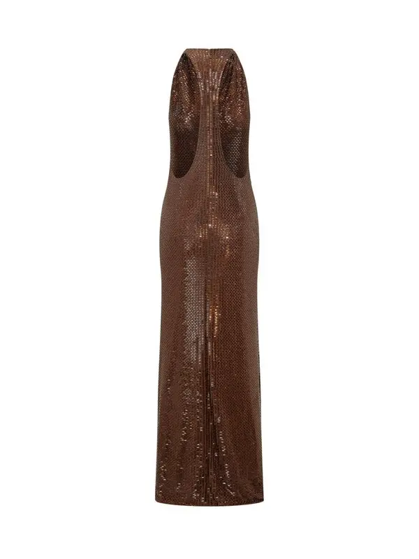 SELF-PORTRAIT Racer Back Maxi Dress