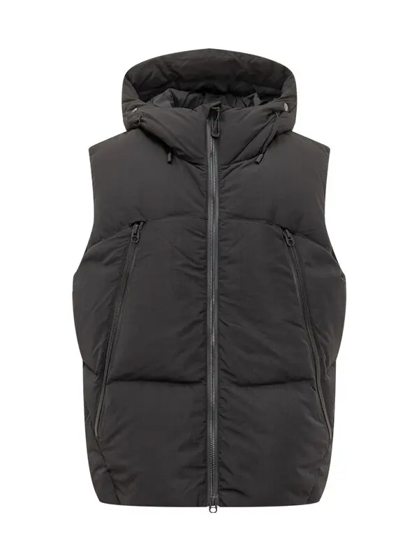 JG1 Padded Gilet With Hood Fall/winter 2025 - Black