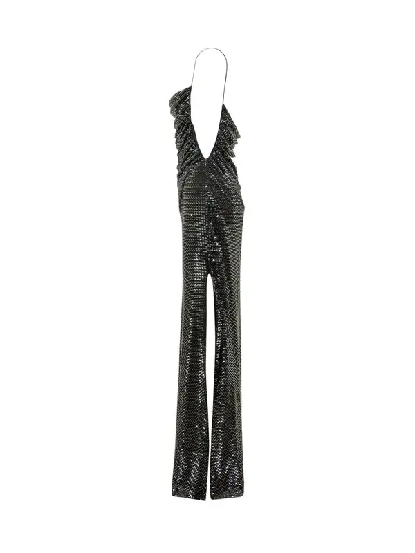 SELF-PORTRAIT Rhinestone-embellished Maxi Dress