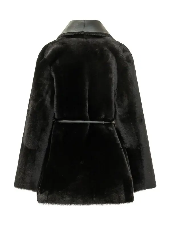 BLANCHA Straight Merino Jacket - Nero
