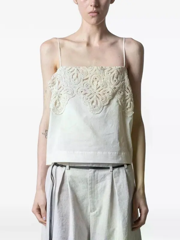 MULLER OF YOSHIOKUBO Arabesque-lace Top