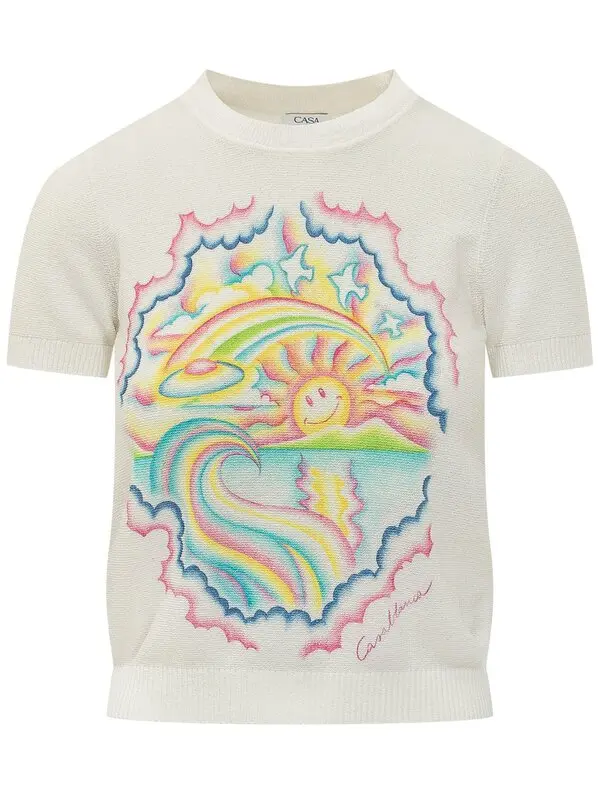 Casablanca Casual T-shirt - Bianco