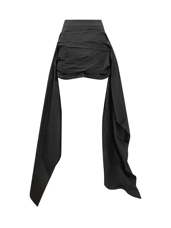 Attico Chic Mini Skirt For Effortless Summer Style - Black