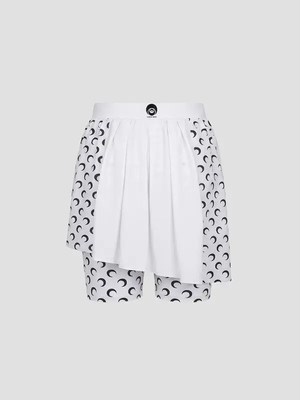 MARINE SERRE Athleisure Tennis Mini Skirt