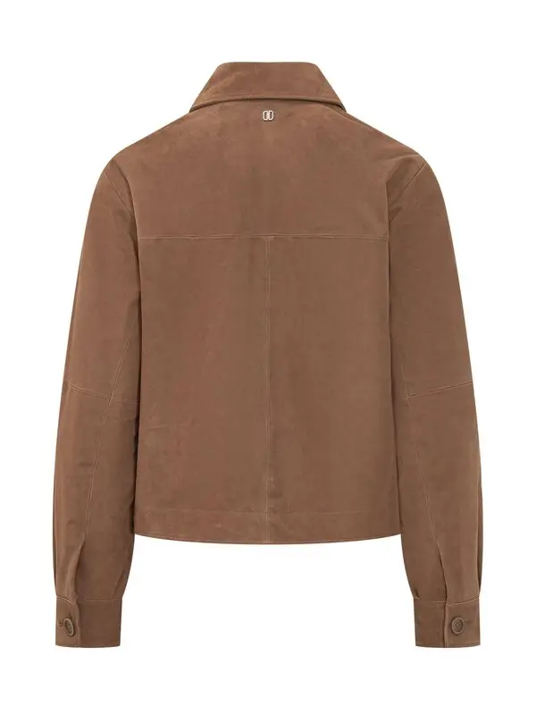 DUNO Short Mini Jacket With Pocket Detail And Button Accents