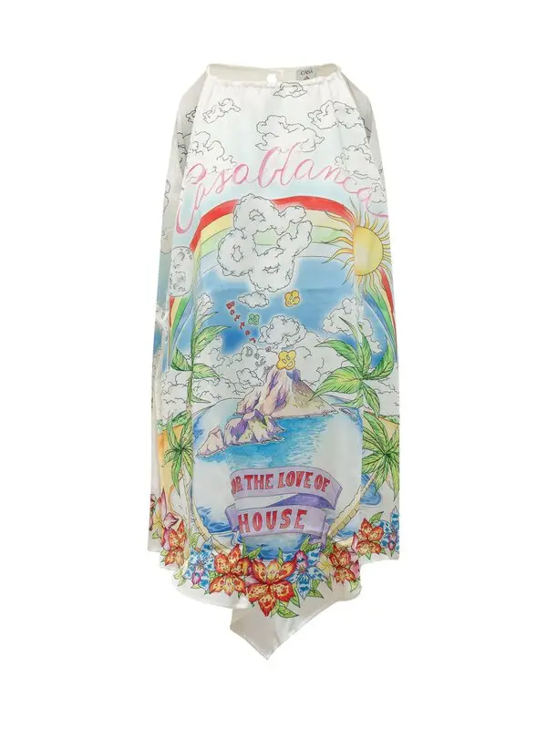 Casablanca Silk Suit With Sneck