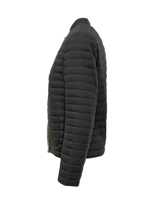 Herno Short Puffer Jacket With Buttons - Blu/chantilly