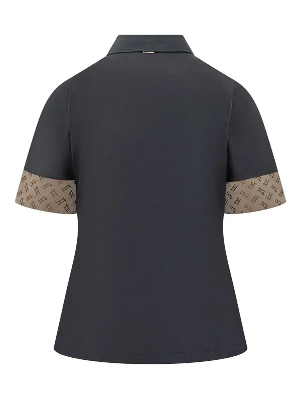 Herno Short Sleeve Polo With Classic Collar