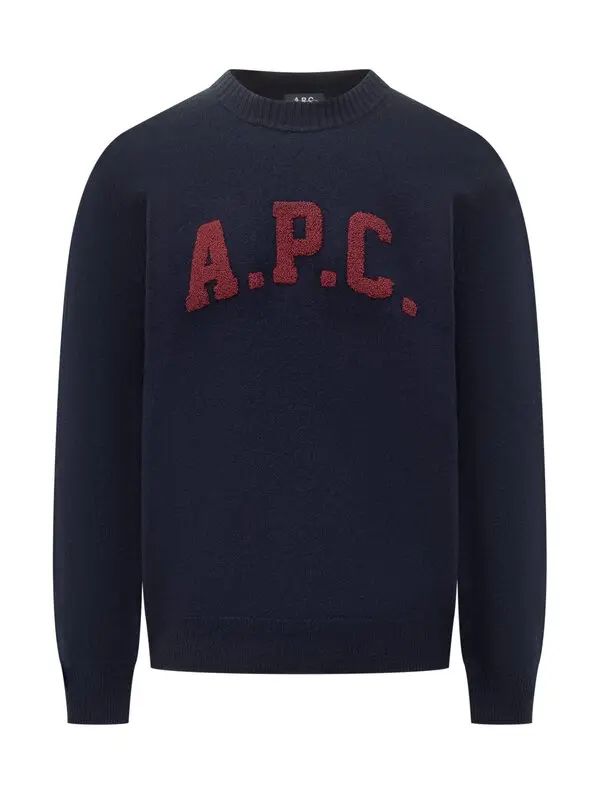 A.p.c. Virgin Wool Pullover - Dark Navy