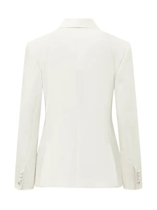 Max Mara Tailored Mini Jacket With Revers And Pockets