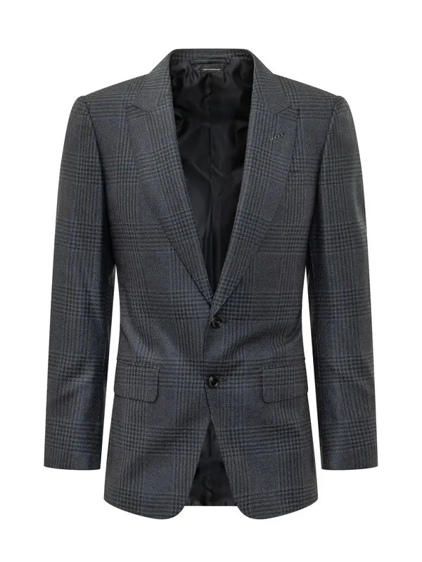 TOM FORD Single-breasted Checked Blazer