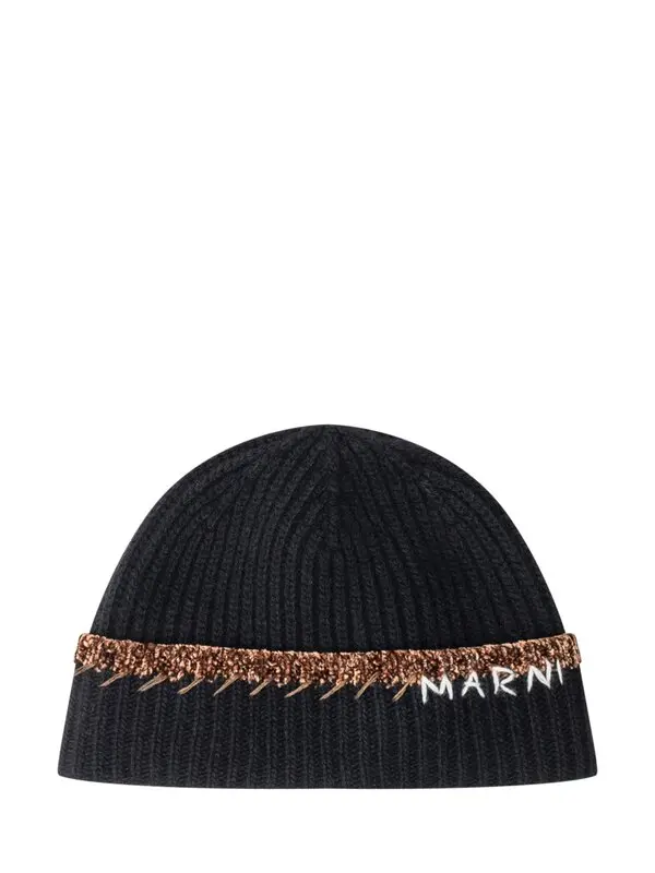 Marni Wool Logo Beanie