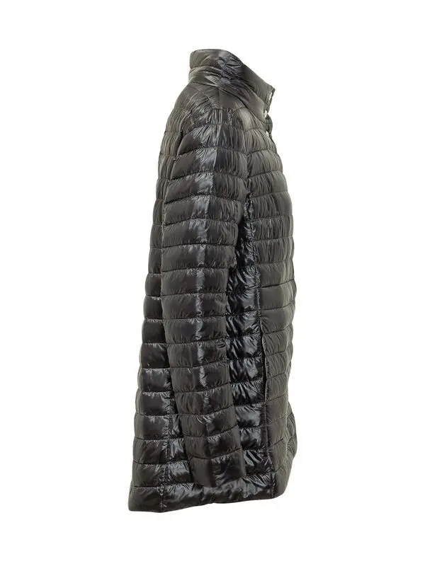 Herno Medium Quilted Down Jacket - Nero/chantilly