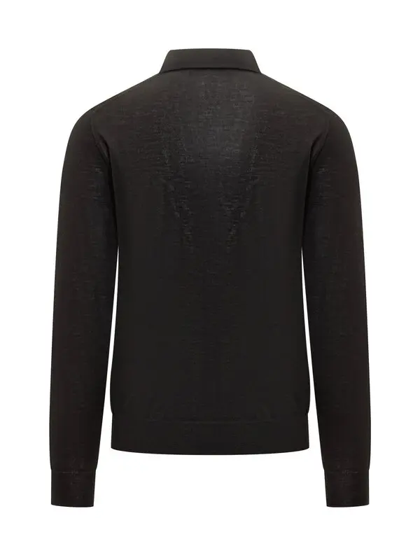 FILIPPO DE LAURENTIIS Luxury Wool Polo For The Modern Wardrobe