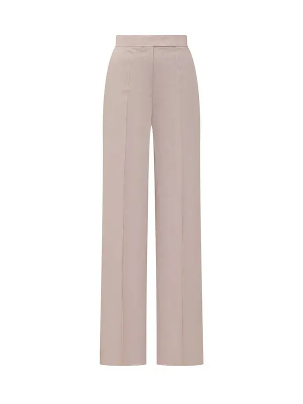 Max Mara High-waisted Tailored Trousers - Rosa