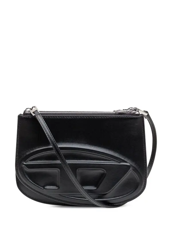 DIESEL® Leather Crossbody Bag - Nero