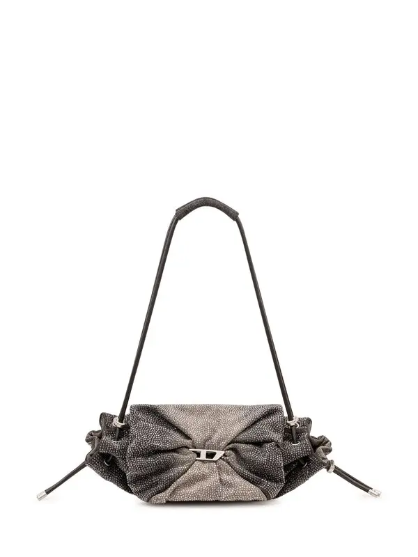 DIESEL® Scrunch-detail Shoulder Bag - Nero