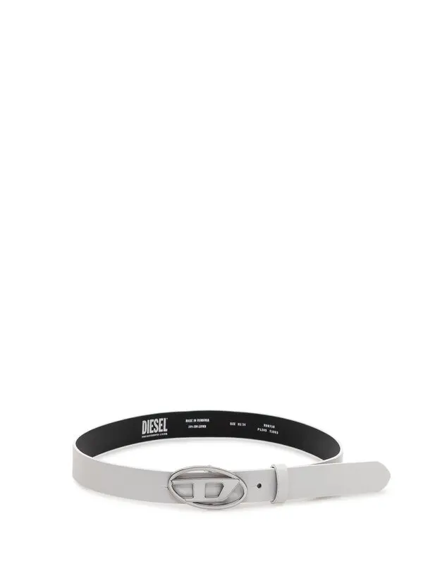 DIESEL® Belt With Oval Metallic Buckle