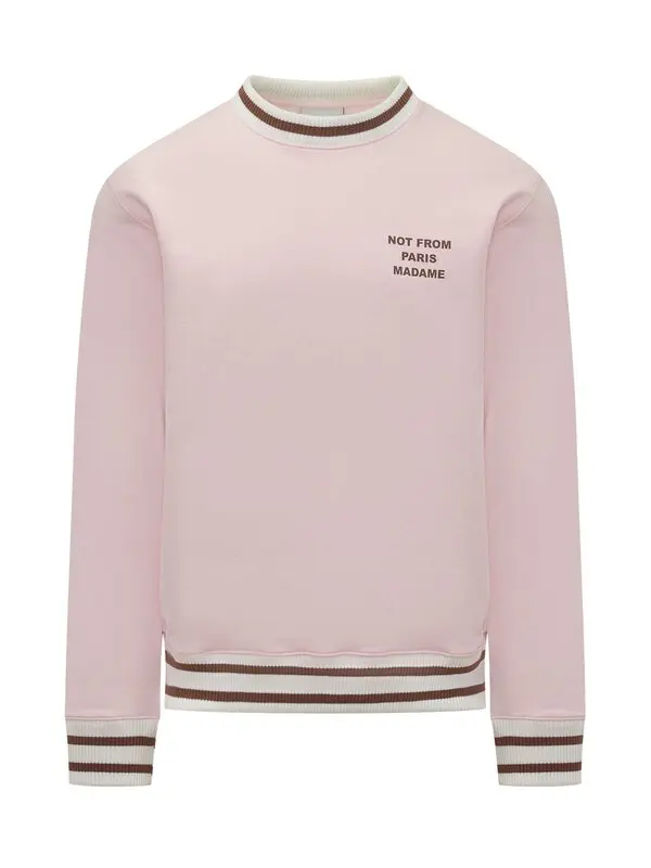 Drole De Monsieur Classic Giro Neck Mini Sweatshirt