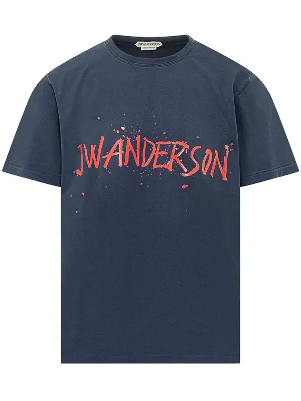 JW Anderson Classic T-shirt Circuther - Navy