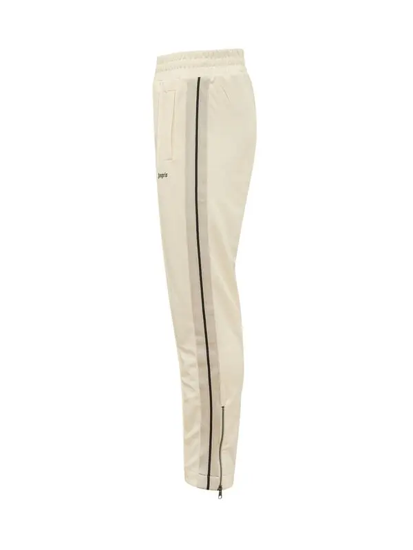Palm Angels Logo Track Pants - Ivory Black