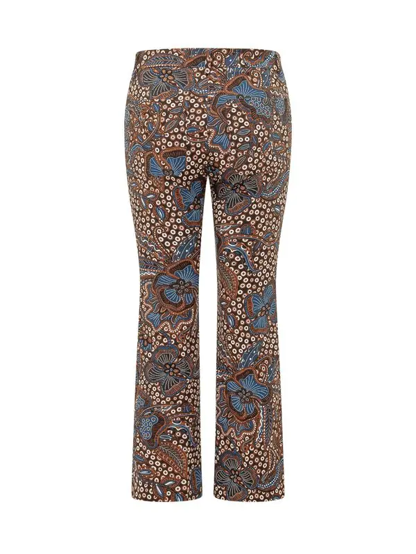 Max Mara Floral Print & Polka Dot Trousers - Ornamentale
