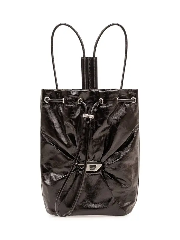 DIESEL® Scrunch-back Mini Backpack - Nero