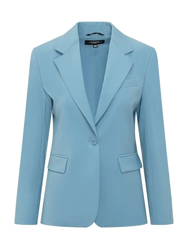 Max Mara Tailored Virgin Wool Blazer Jacket Spring/summer 2026 - Sky