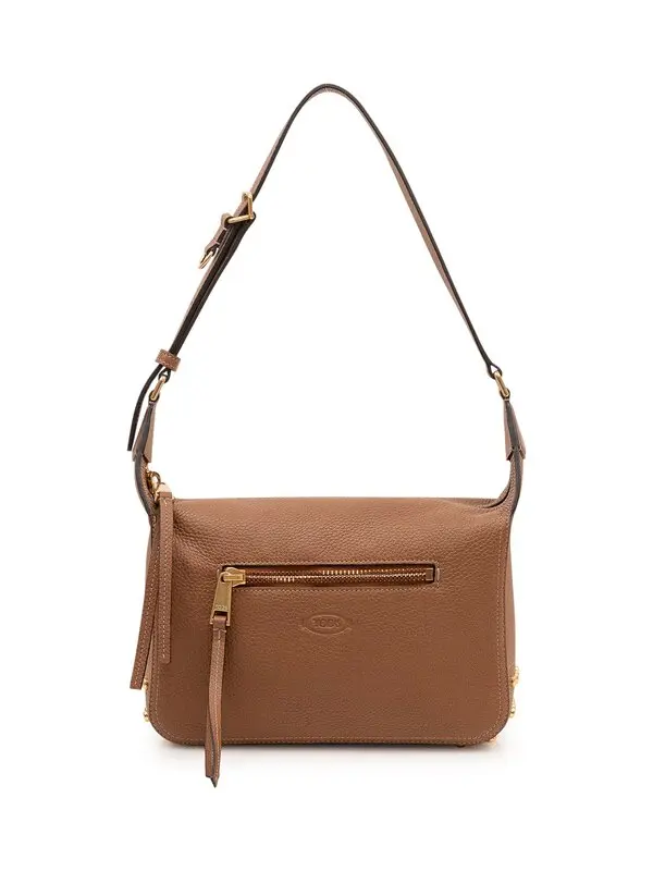 TOD'S Gmt Mini Shoulder Handbag - Marrone Chiaro
