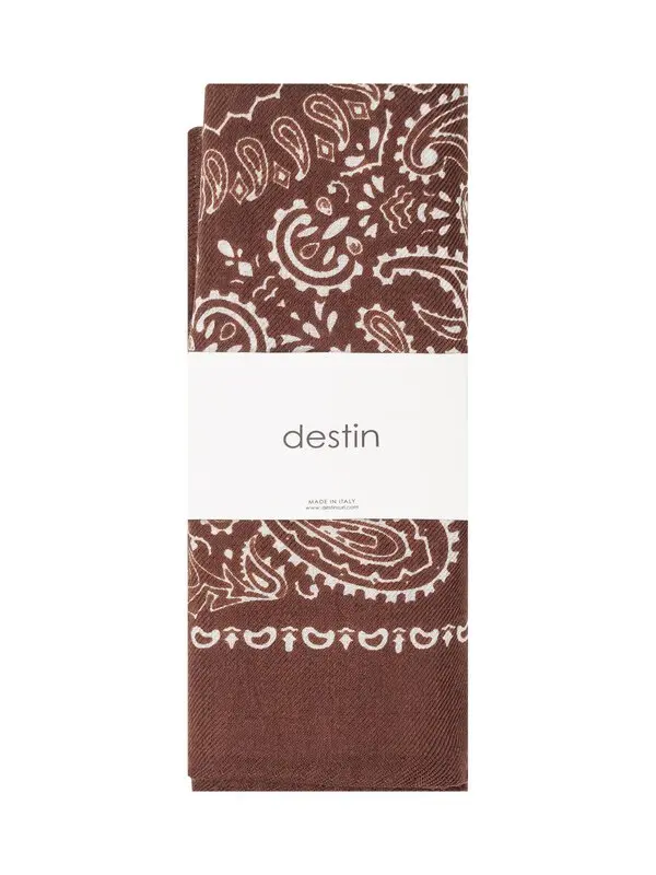 Destin 90x90 Wool Bandana Scarf