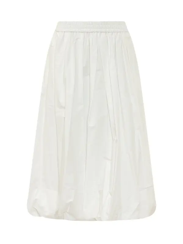 Max Mara Weekend-ready 100% Cotton Skirt - Avorio